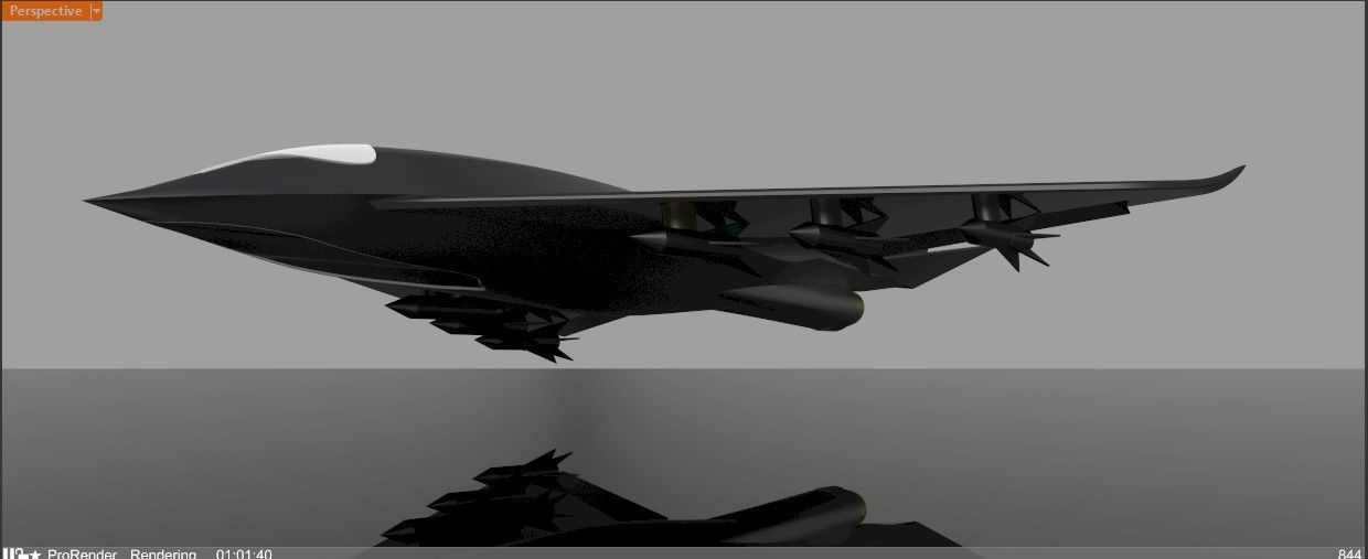 fighter war plane 3d 3ds rhino obj 3D model | CGTrader