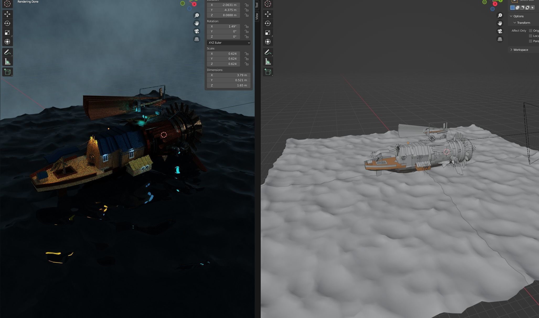 FAR changing tides 3D model animated | CGTrader