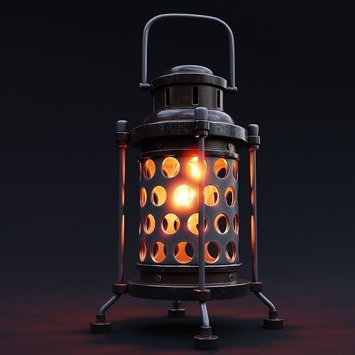 old lantern 3D model | CGTrader