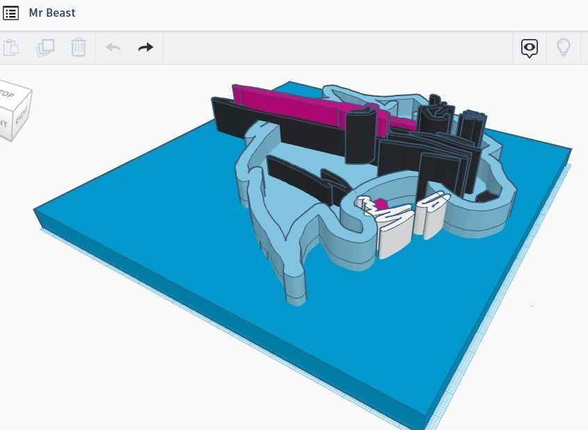 Mr Beast drawing 3D model 3D printable | CGTrader