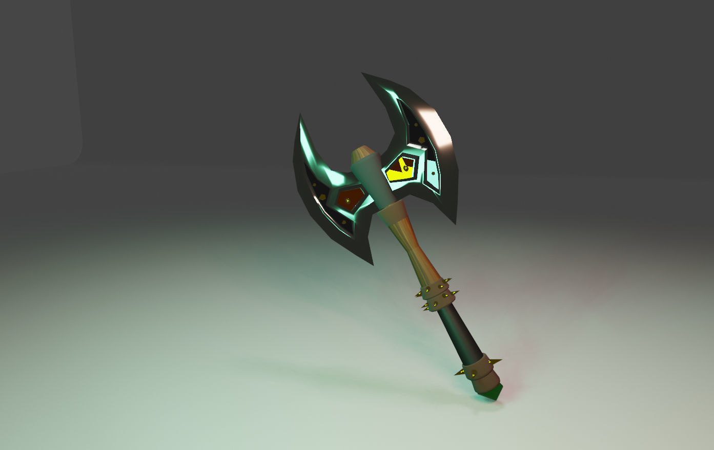 Two face axe 3D model 3D printable | CGTrader