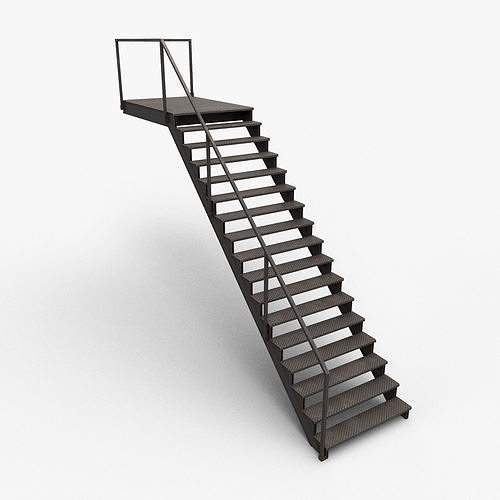 3D model Industrial Stairs Low Poly VR / AR / low-poly | CGTrader