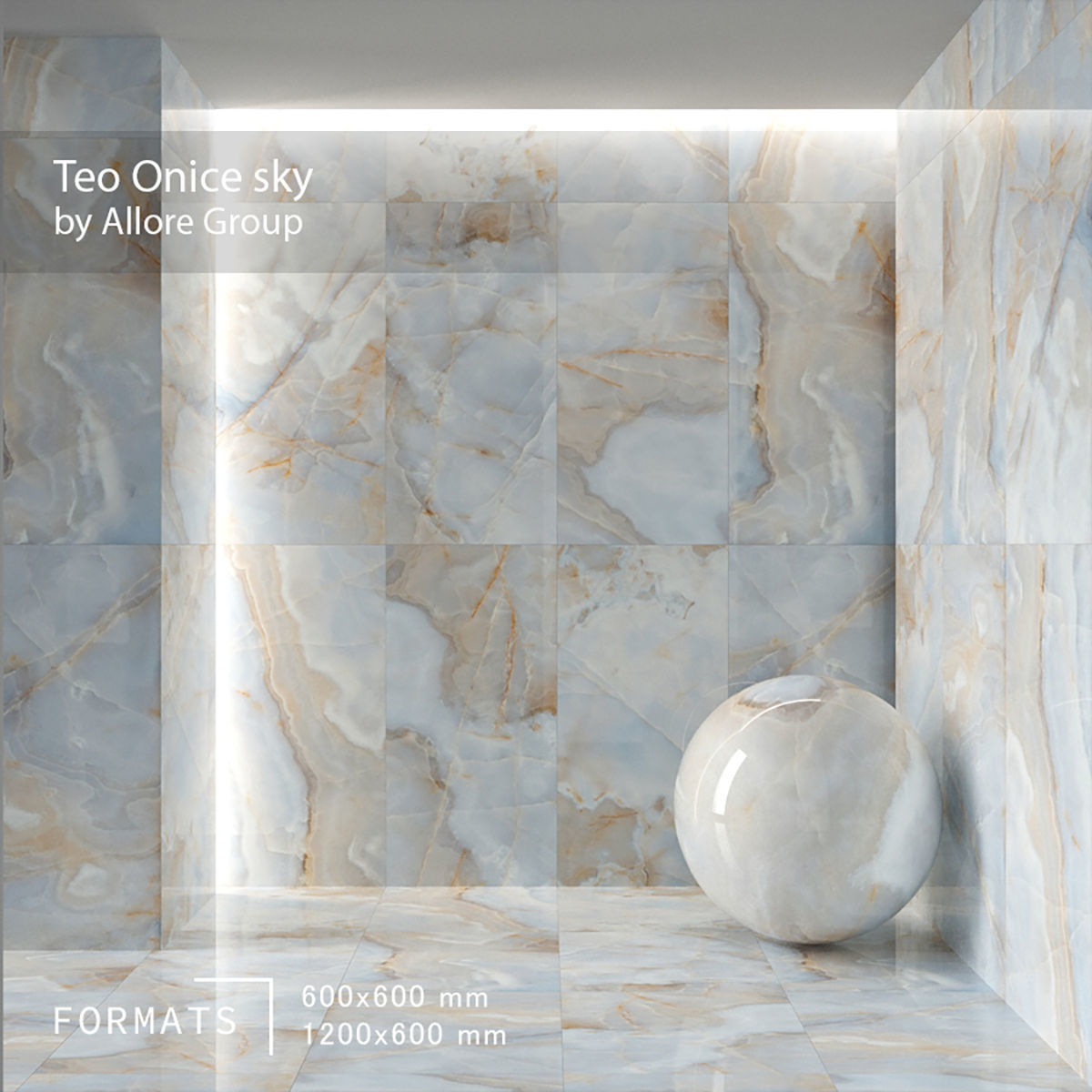Teo Onice sky Floor Wall Tile Texture | CGTrader