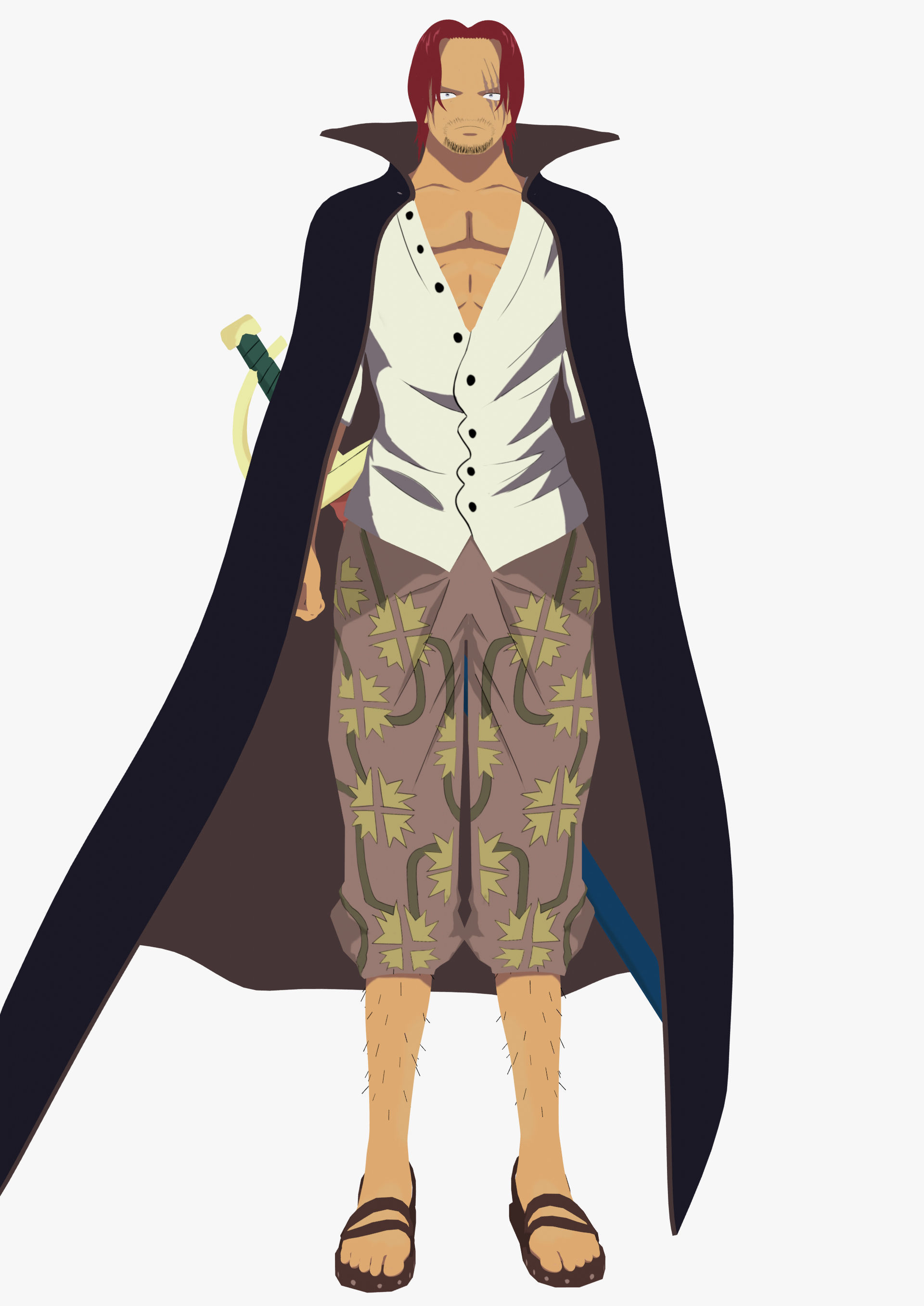 3D model Shanks - One Piece VR / AR / low-poly | CGTrader