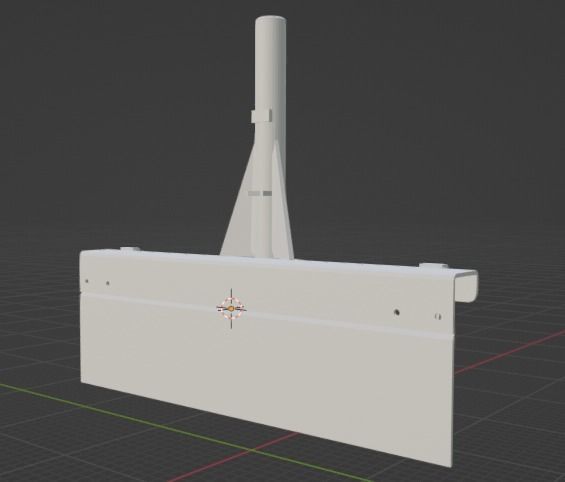 Truck gun mount 3D model 3D printable | CGTrader