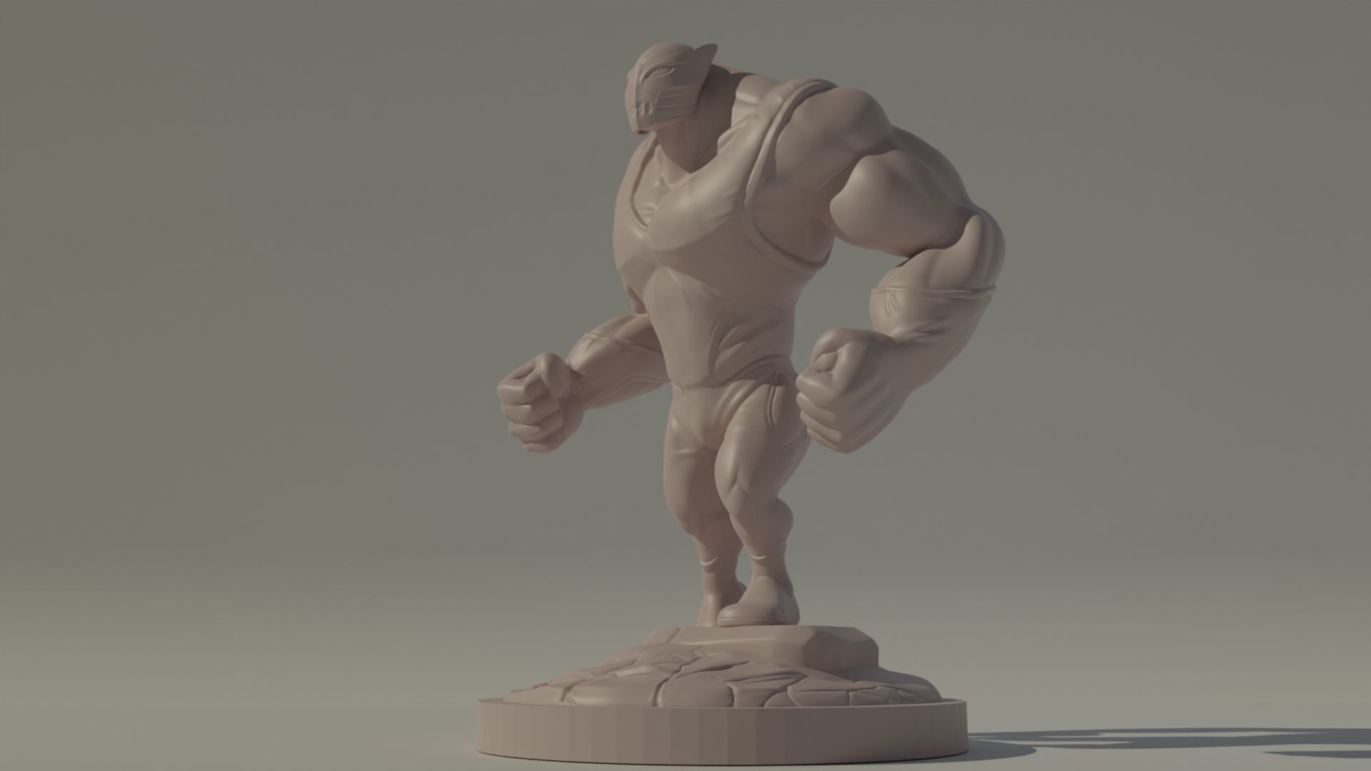 Wrestling Beast 3D print model free 3D model 3D printable | CGTrader