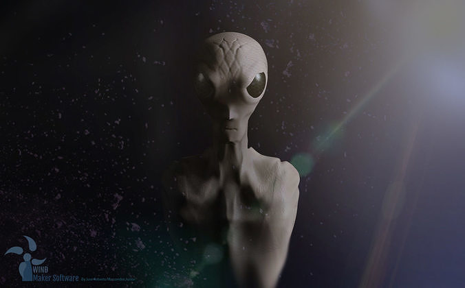 Alien Bust 3D model | CGTrader
