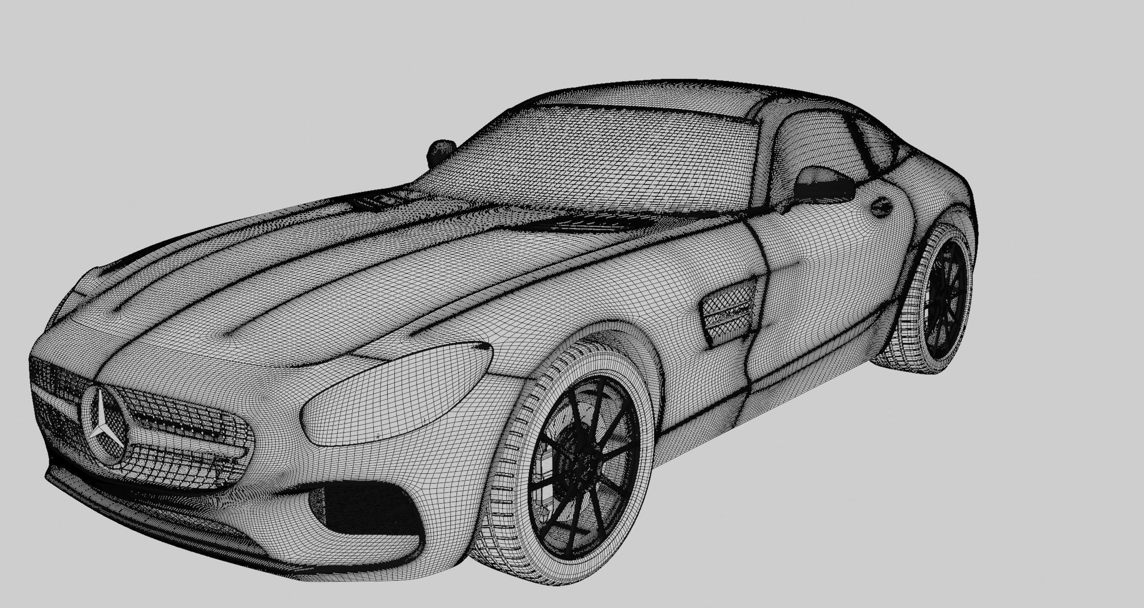 Mercedes-AMG GT 3D model | CGTrader