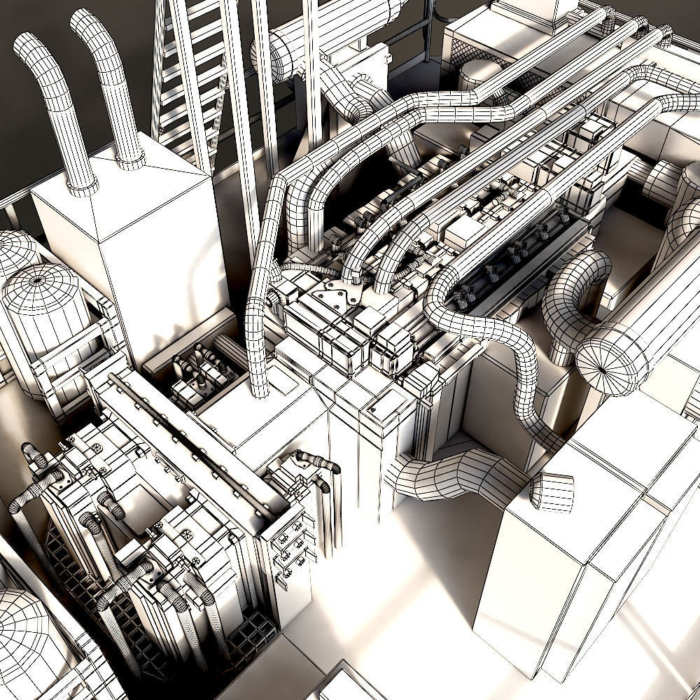 Rotary Drilling Rig 3D model | CGTrader