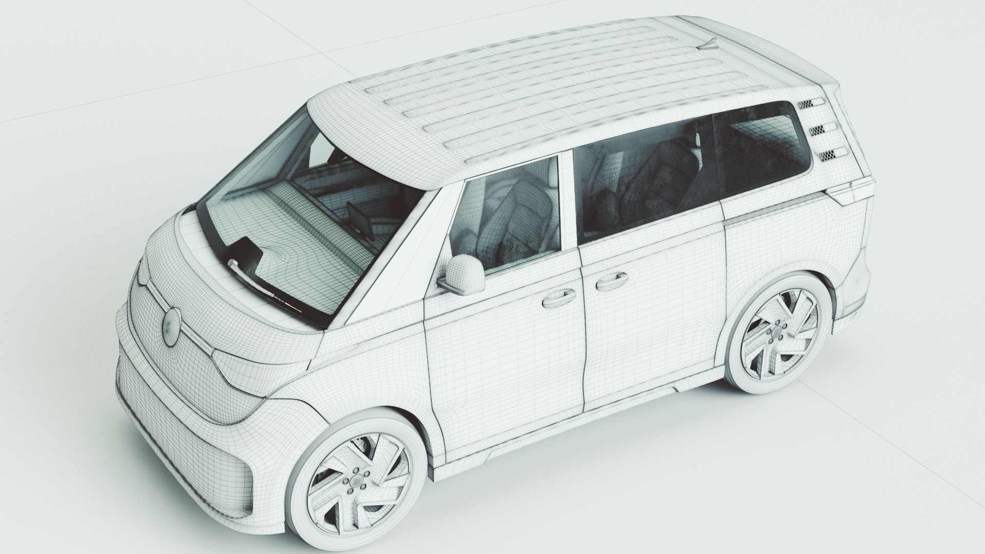 volkswagen id buzz 3D model | CGTrader