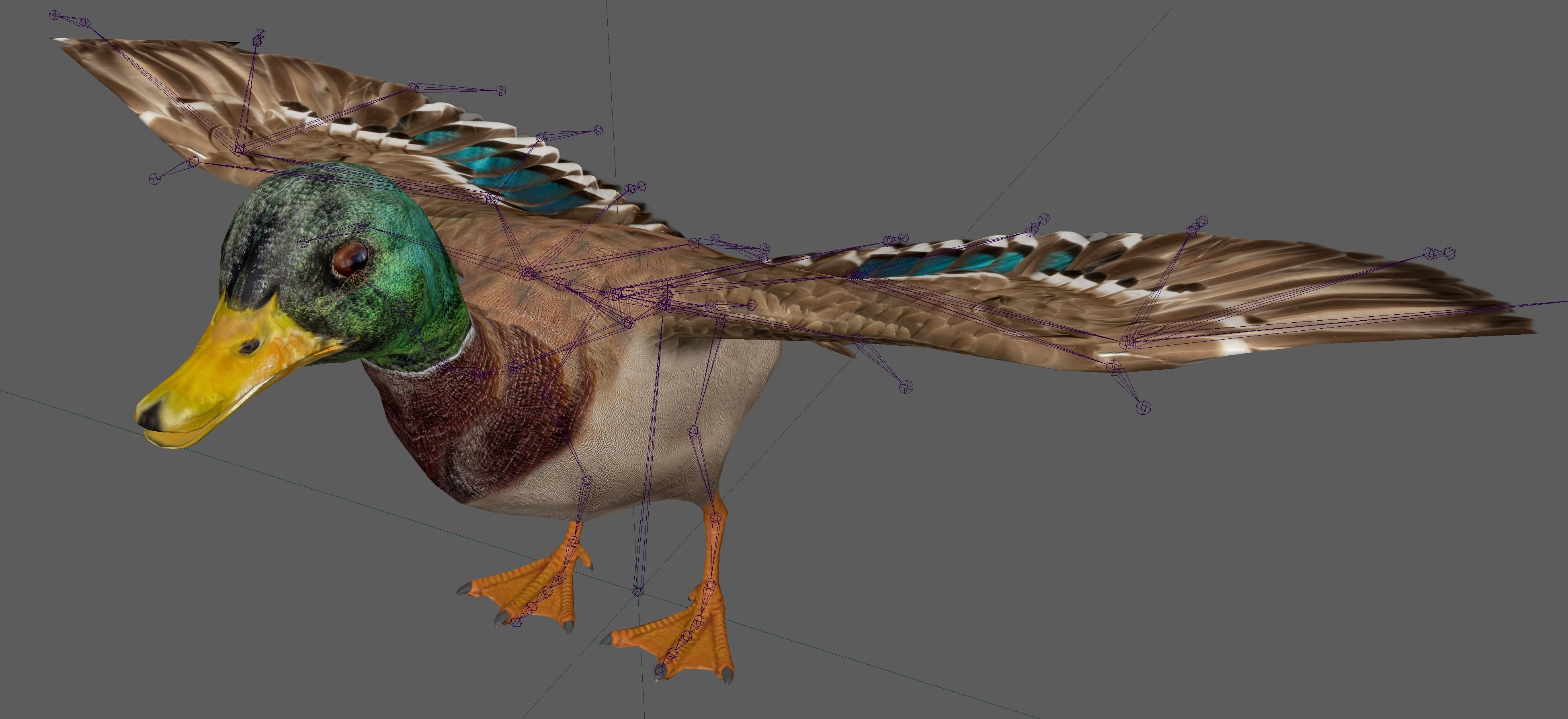 3D model Duck Rig VR / AR / low-poly | CGTrader