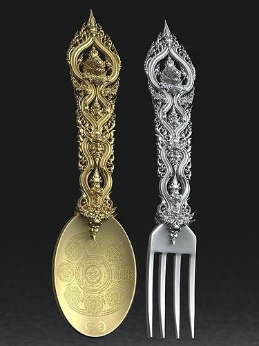 Printable Fork And Spoon