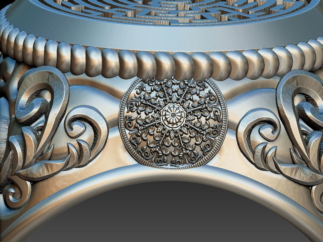 Theseus and Minotaur Greek Mythology Ring - Teseu e Minotauro 3D model ...