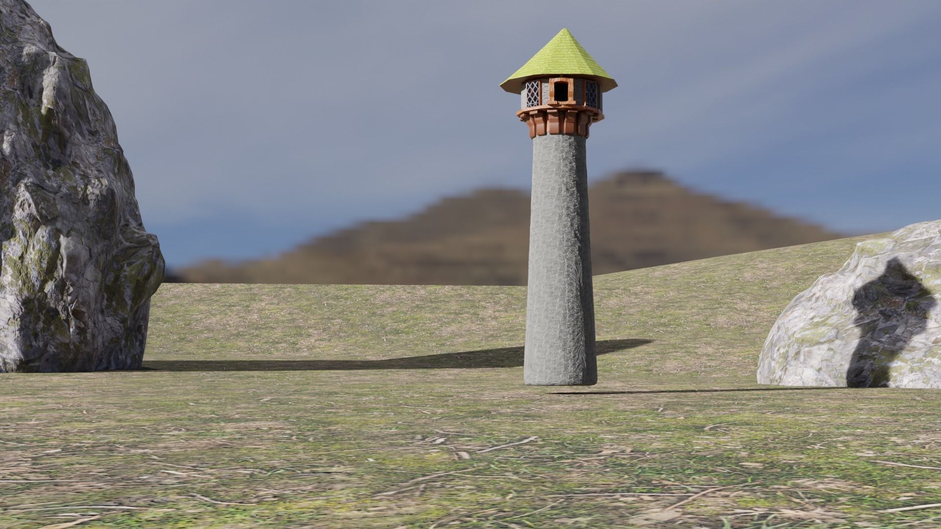 3D model rapunsel tower VR / AR / low-poly | CGTrader