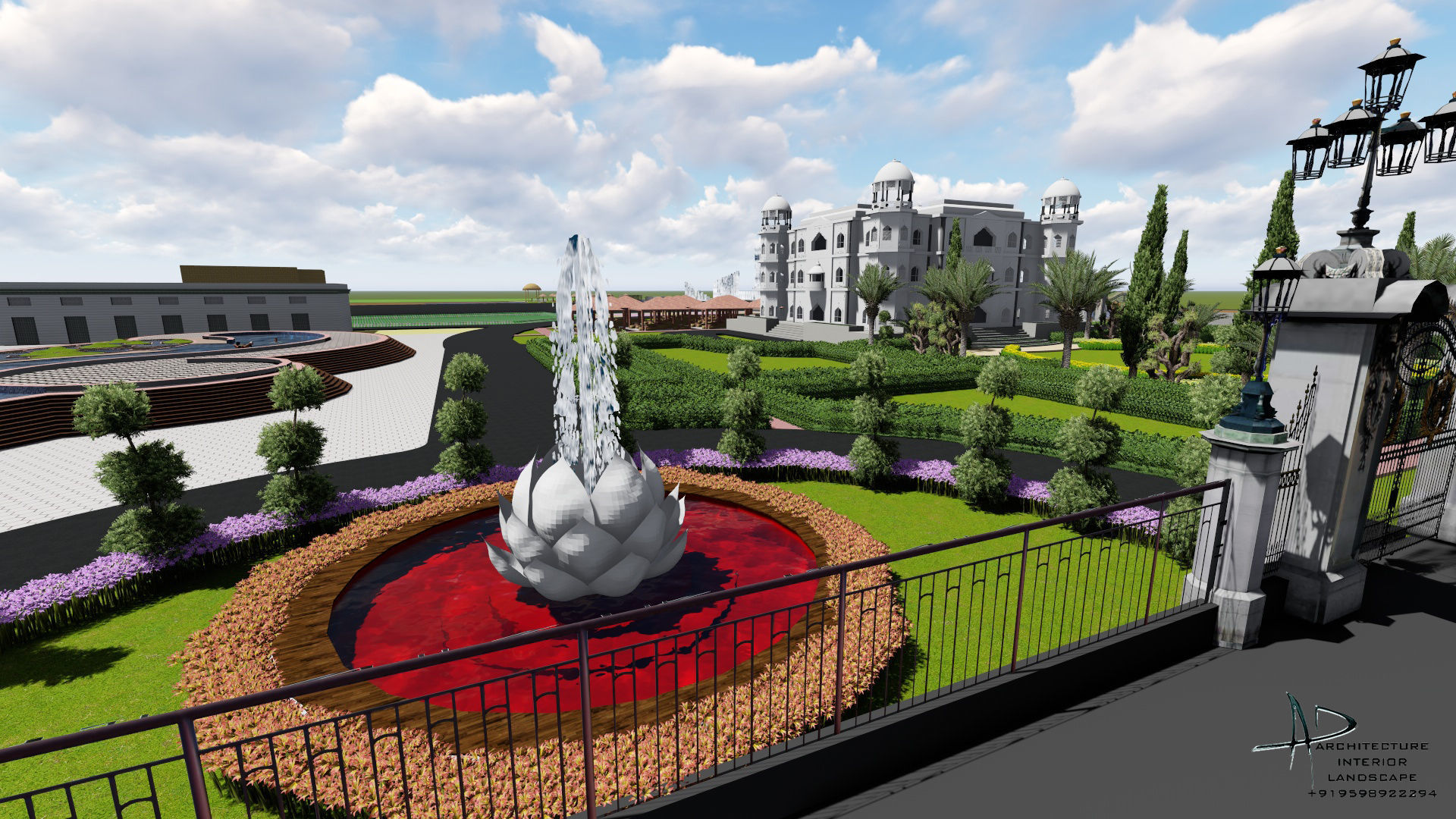 3D model Butler Palace Resort VR / AR / low-poly | CGTrader