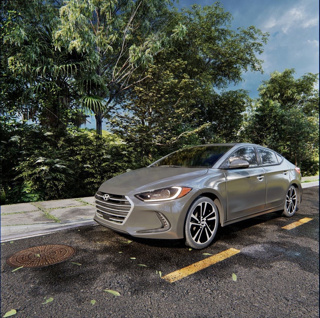 car scene in lumion 3D model | CGTrader