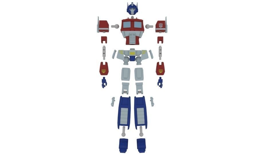 Optimus Prime G1 Action Figure free 3D model 3D printable | CGTrader