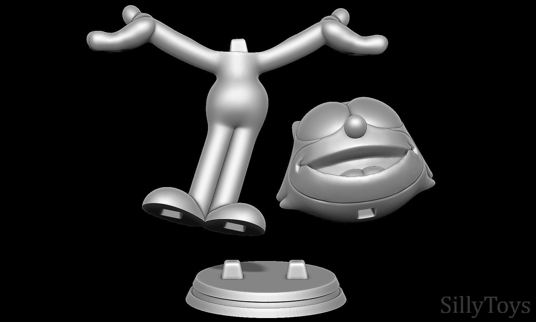 Felix The Cat 3D model 3D printable | CGTrader