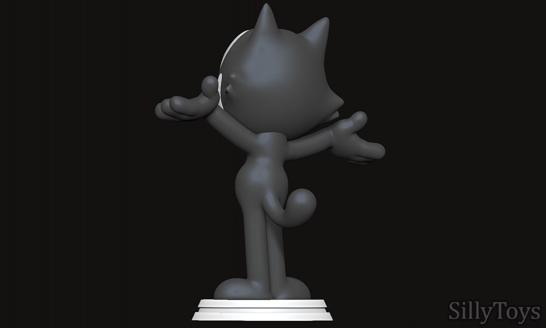 Felix The Cat 3D model 3D printable | CGTrader