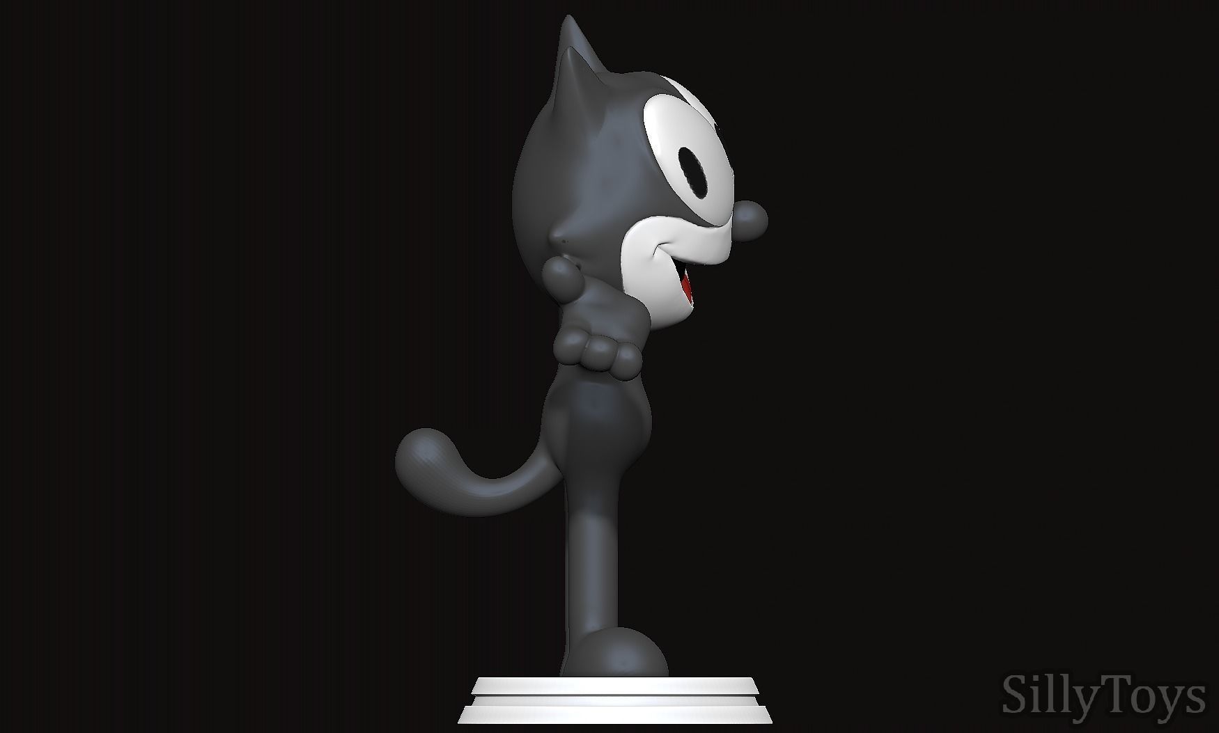 Felix The Cat 3D model 3D printable | CGTrader