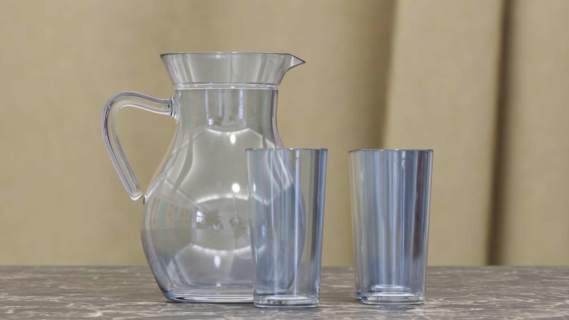 Water Pitcher 3D model | CGTrader