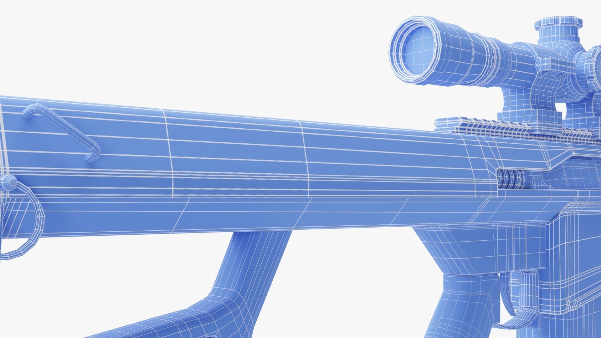 Barrett M82 Sniper Rifle 3D model | CGTrader