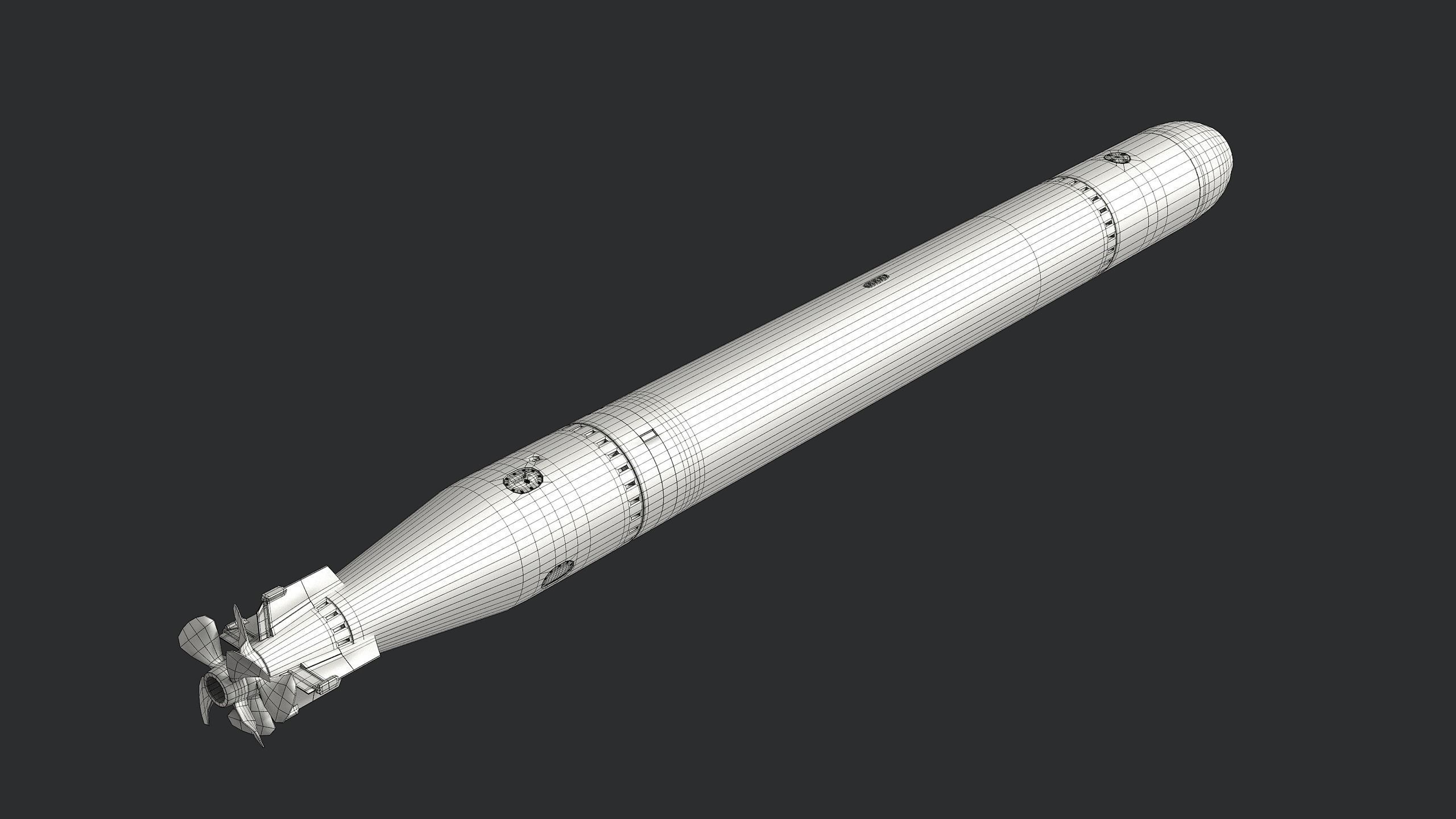 21-inch above water torpedo tubes 3D model | CGTrader