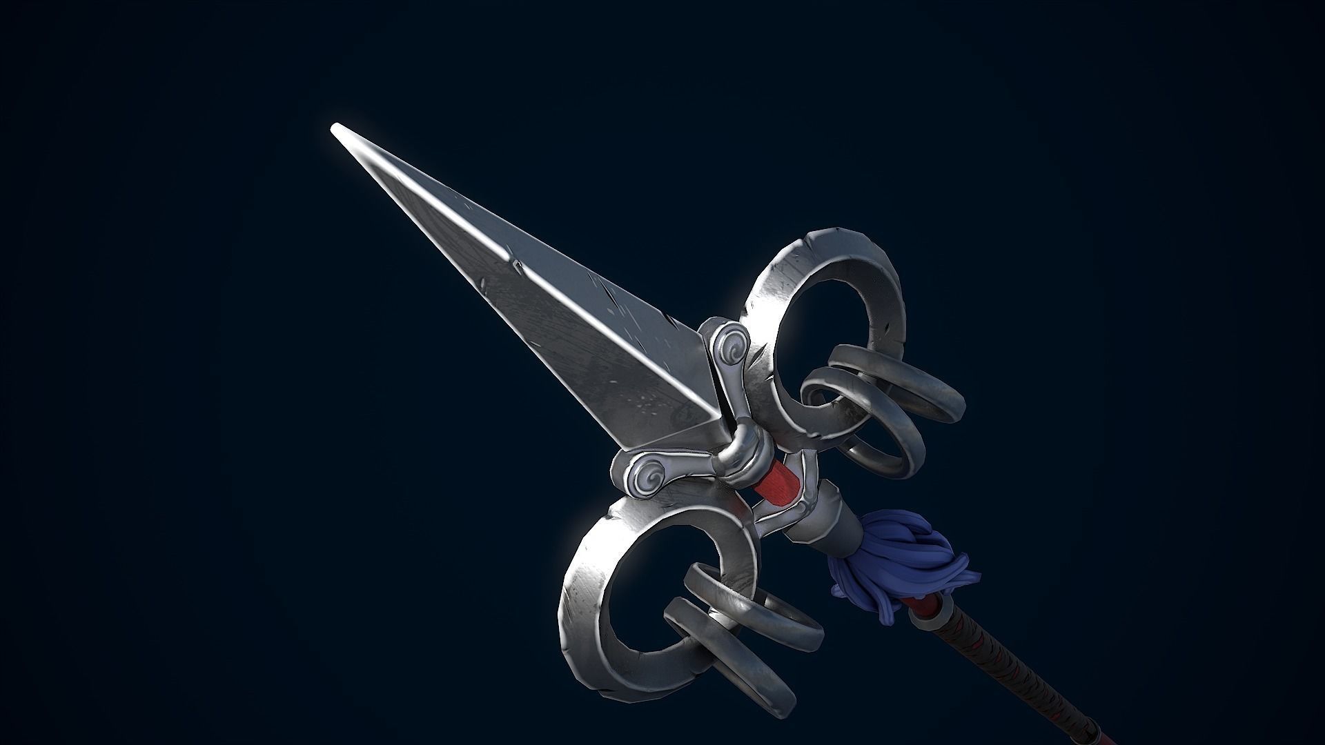 3D model Monk Spear - Stylized - Game ready VR / AR / low-poly | CGTrader