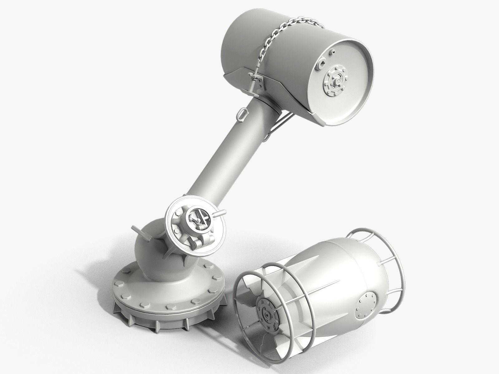 Depth Charge Projector Mk6 3D model | CGTrader