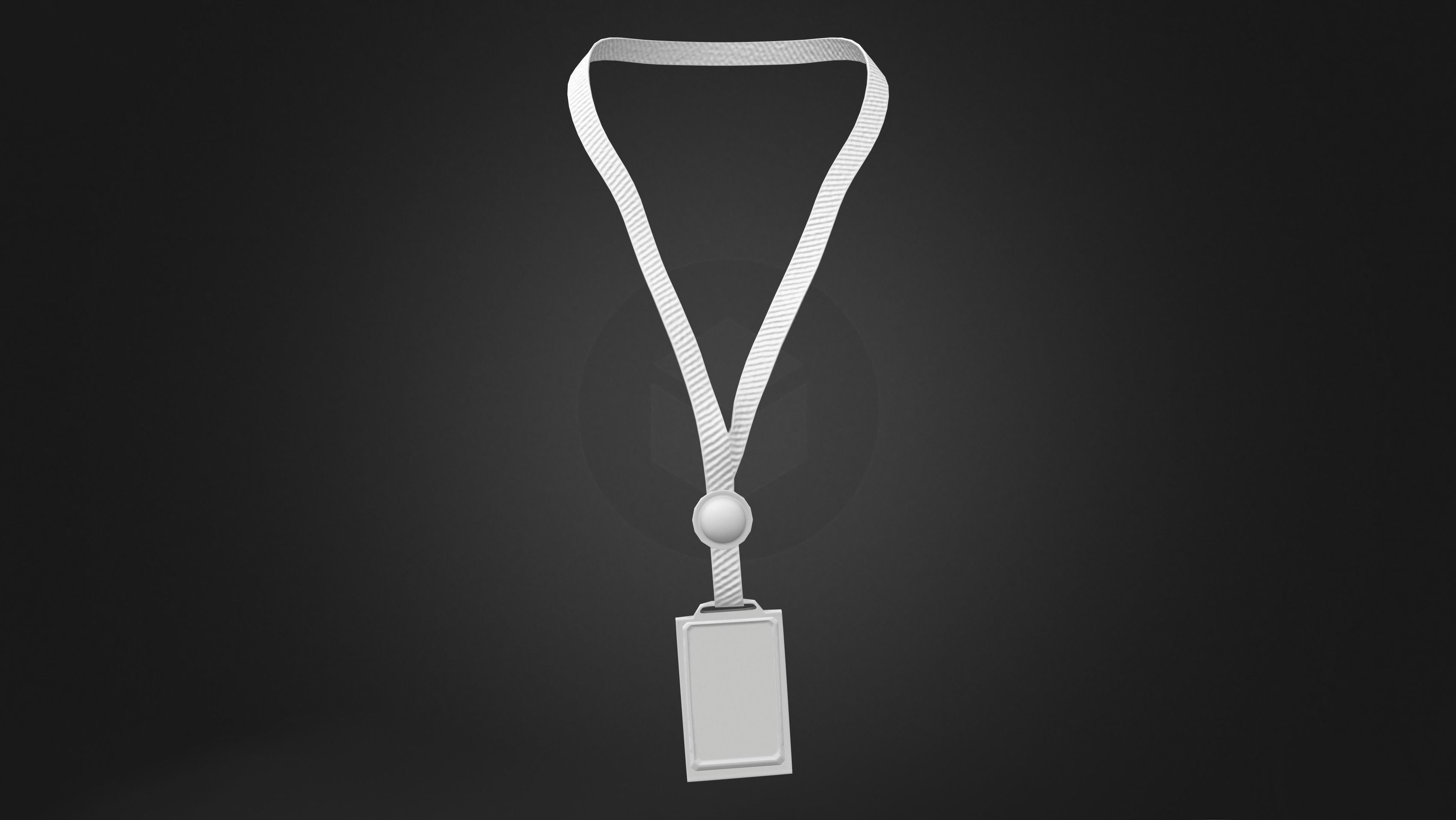 3D model Neck Name Tag VR / AR / low-poly | CGTrader