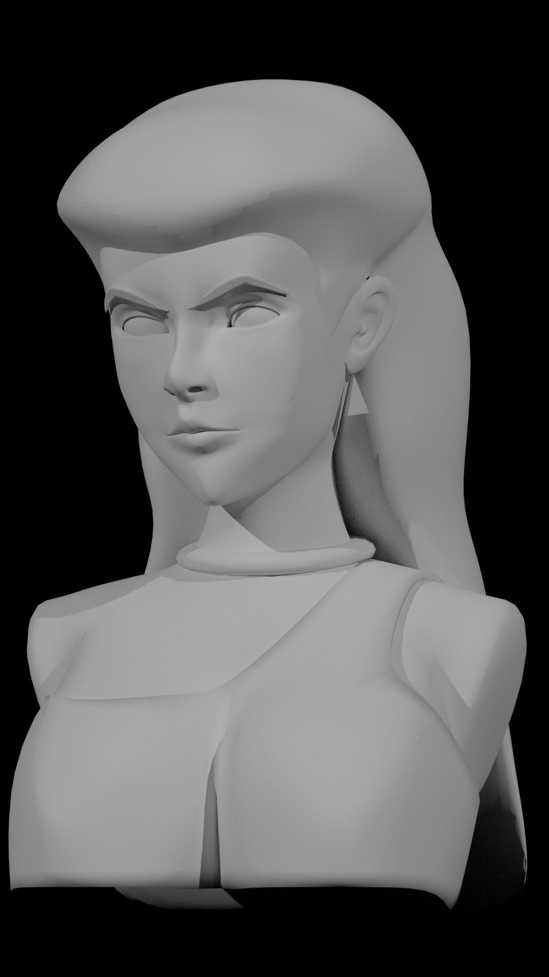 Mercy Graves Bust hero Character 3D model | CGTrader