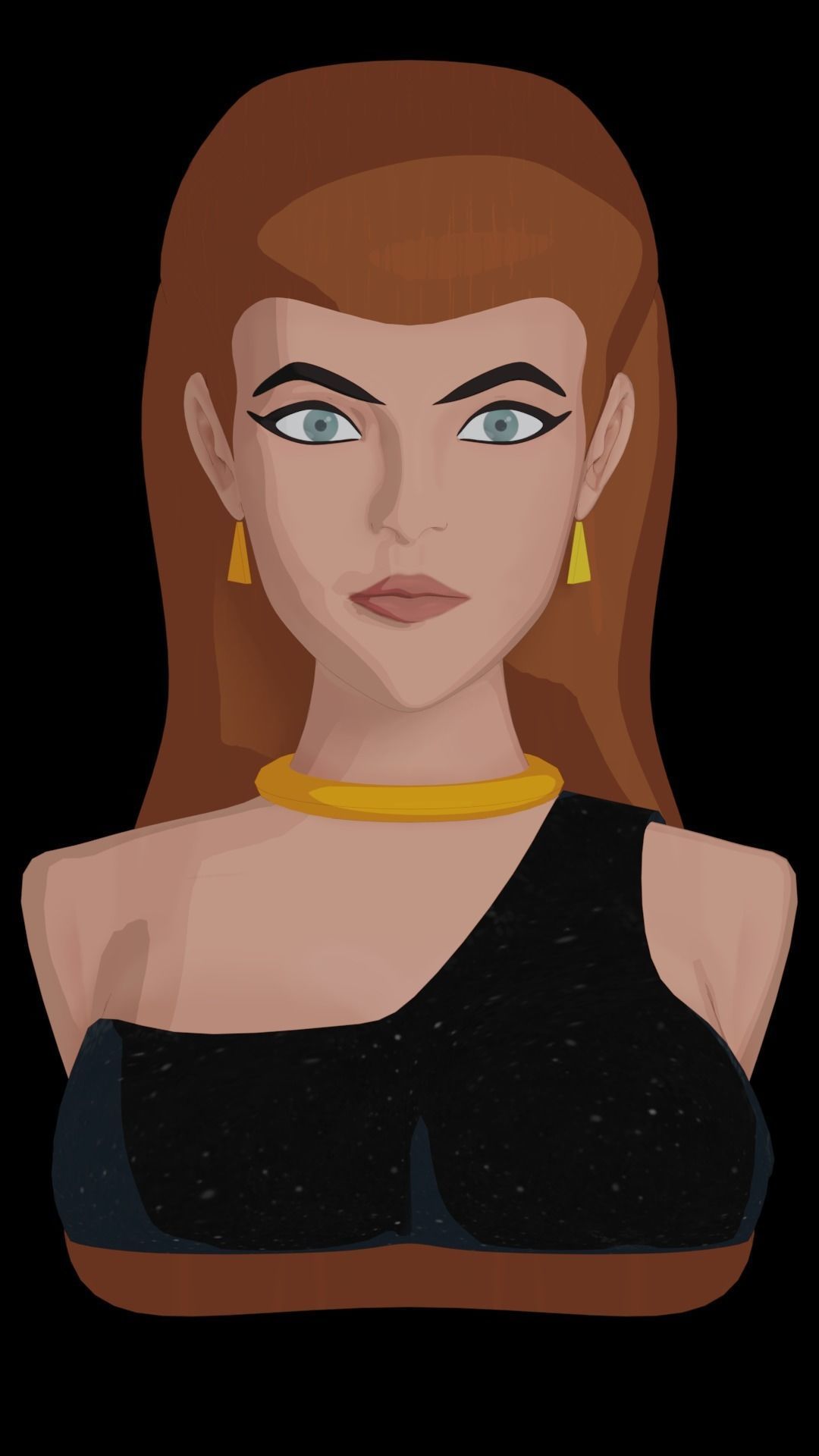 Mercy Graves Bust hero Character 3D model | CGTrader