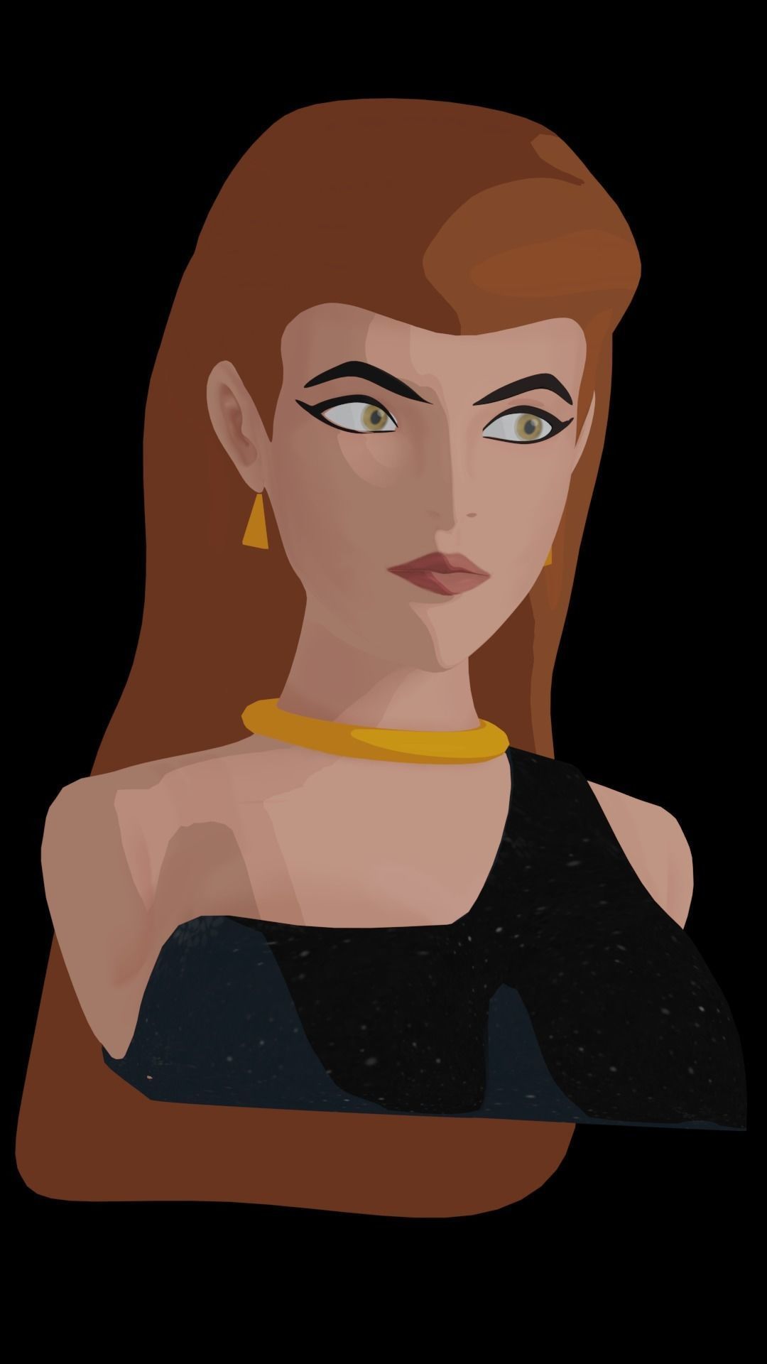 Mercy Graves Bust hero Character 3D model | CGTrader