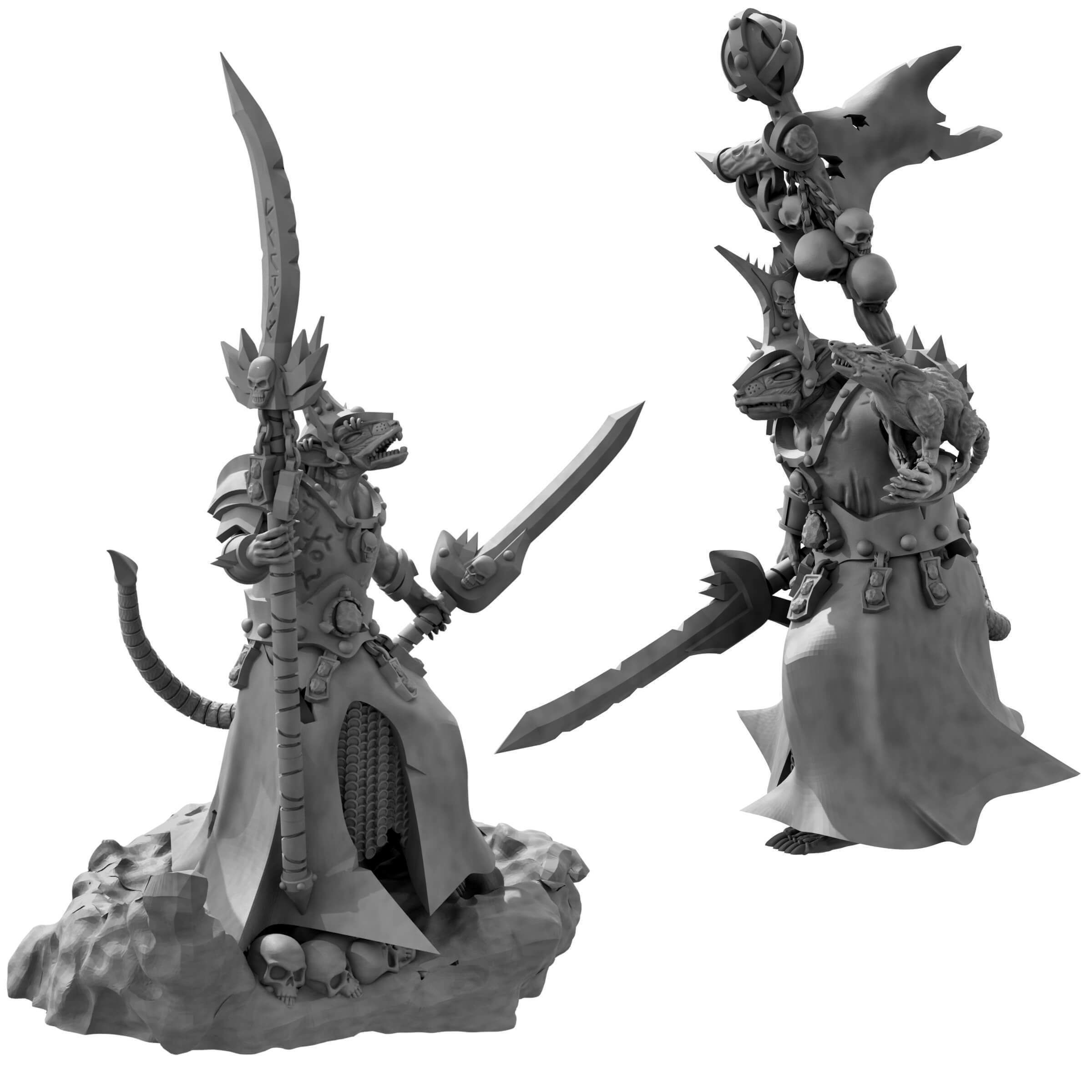 Free Sample Lord Of Rats Rat Swarms Miniature free 3D model 3D ...