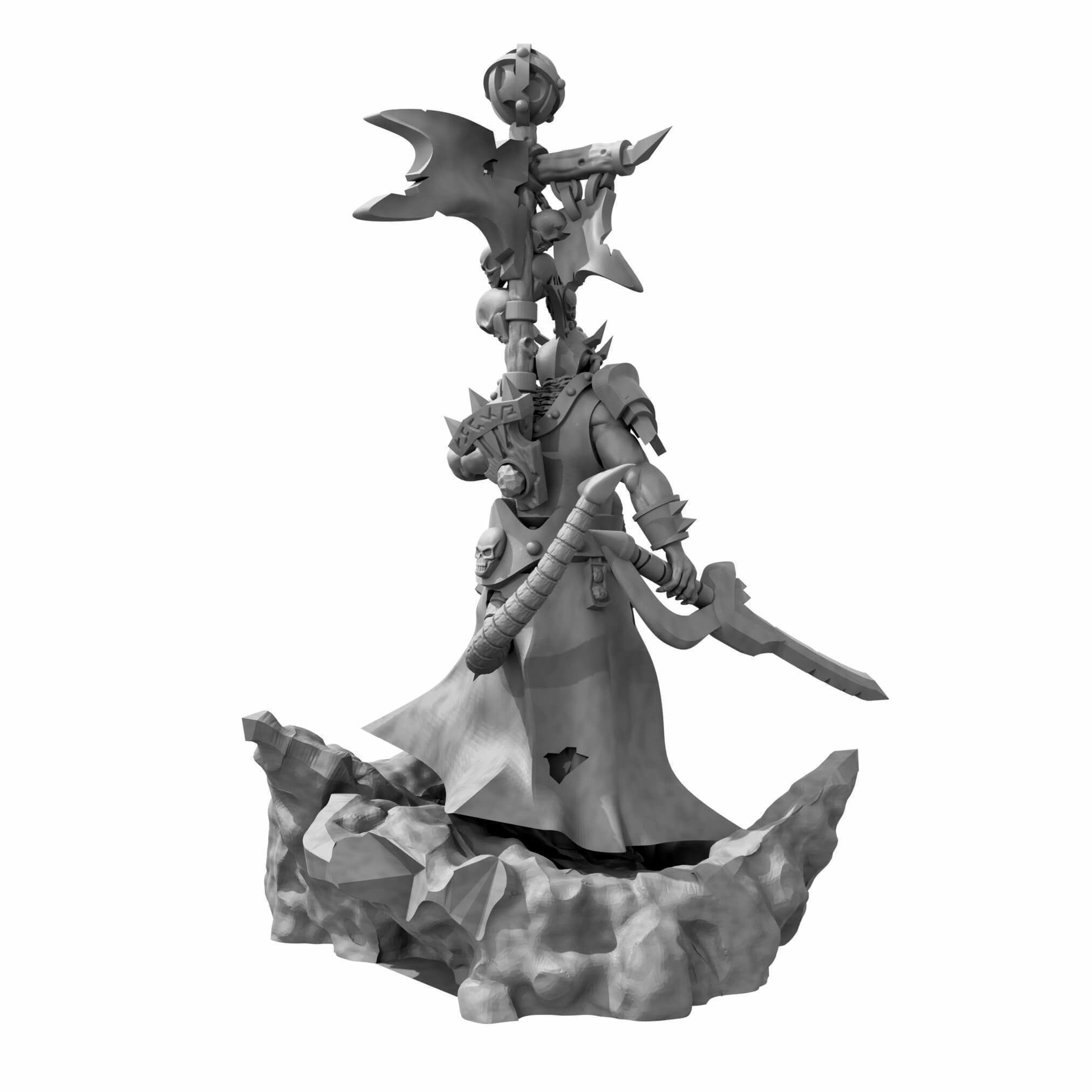 Lord Of Rats Rat Swarms Leader Multiple poses and weapons 3D model 3D ...