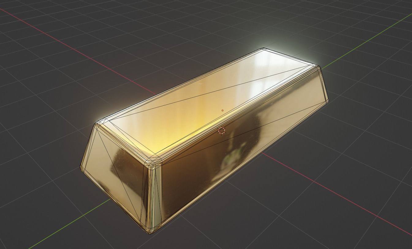Gold bar 3D model | CGTrader