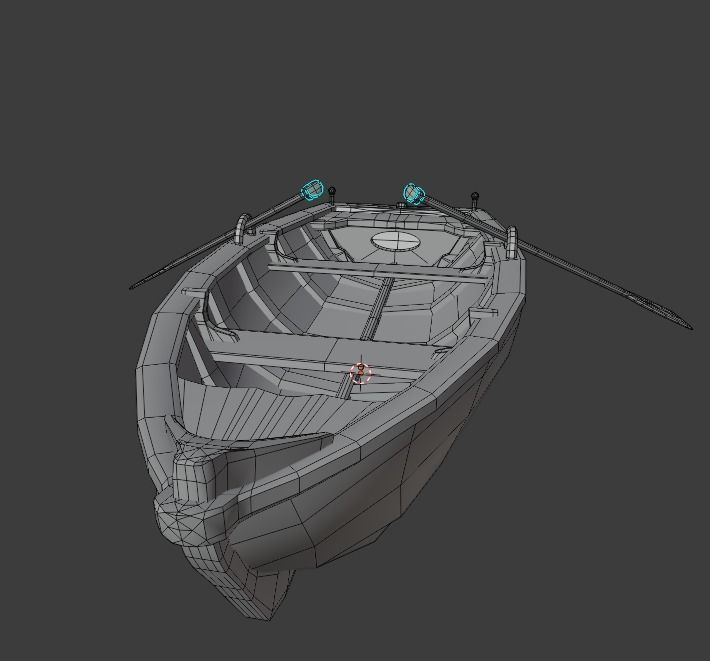 Wooden Boat free VR / AR / low-poly 3D model | CGTrader