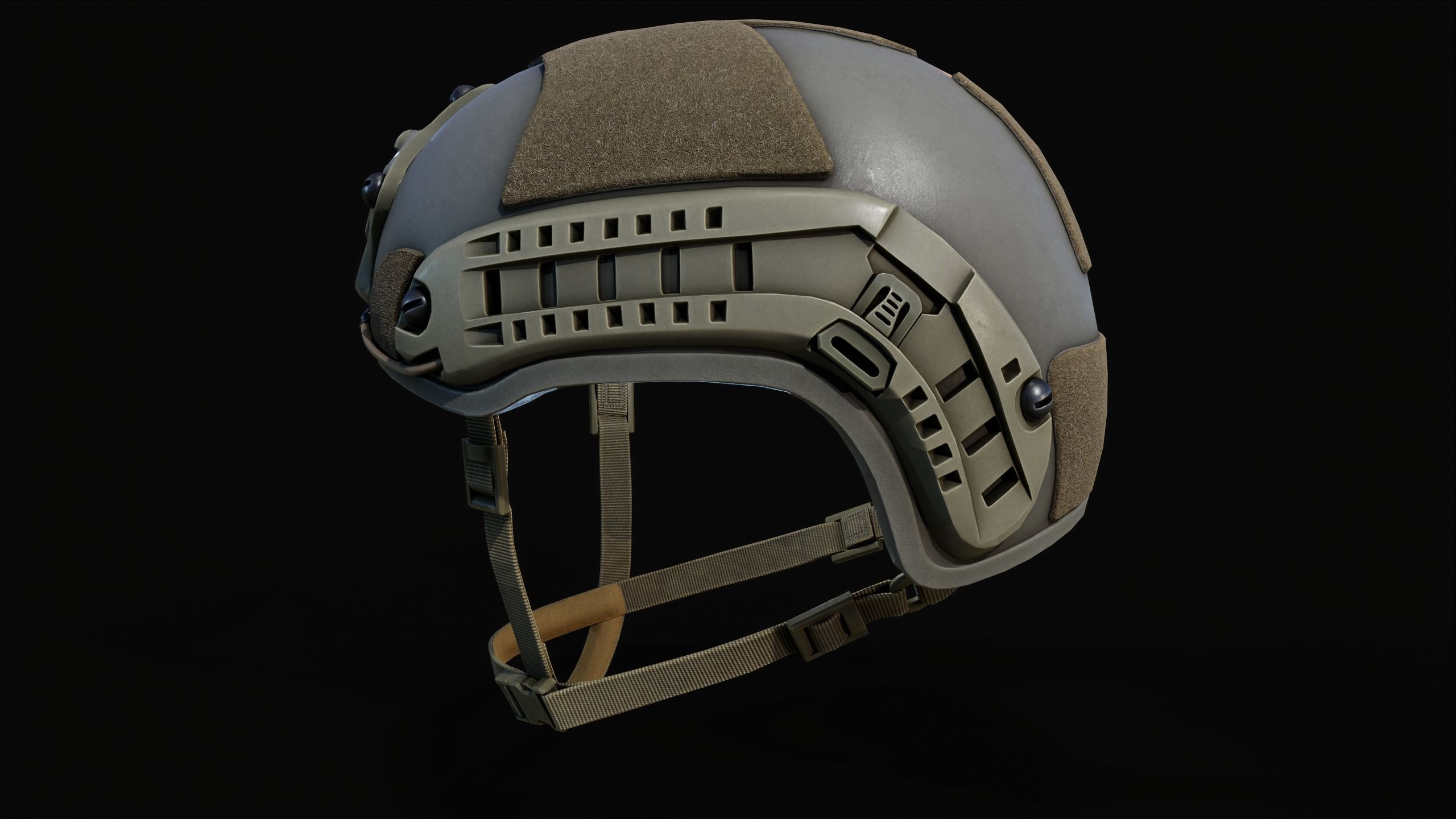 3D model Soldier Helmet Ballistic VR / AR / low-poly | CGTrader