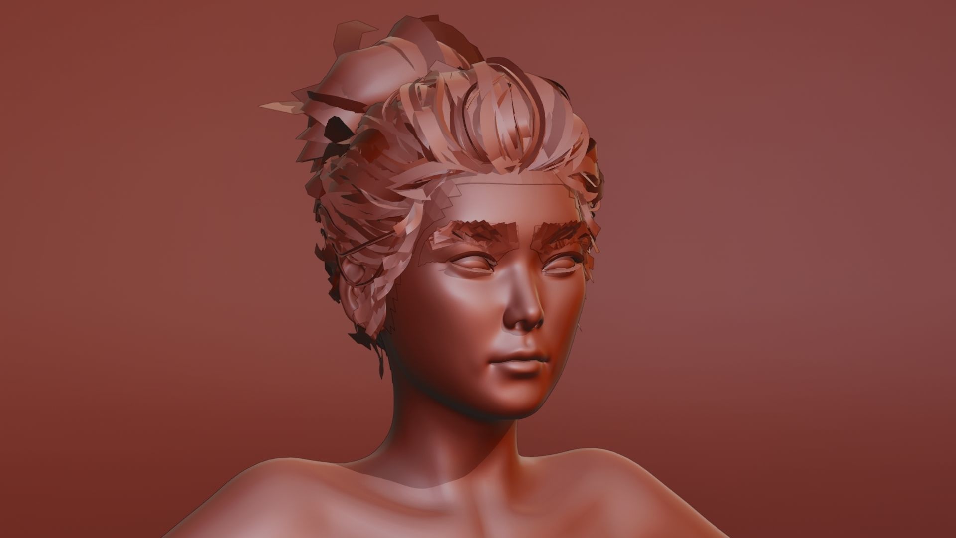 Realistic Female Character - Ching Lu 3D model rigged | CGTrader