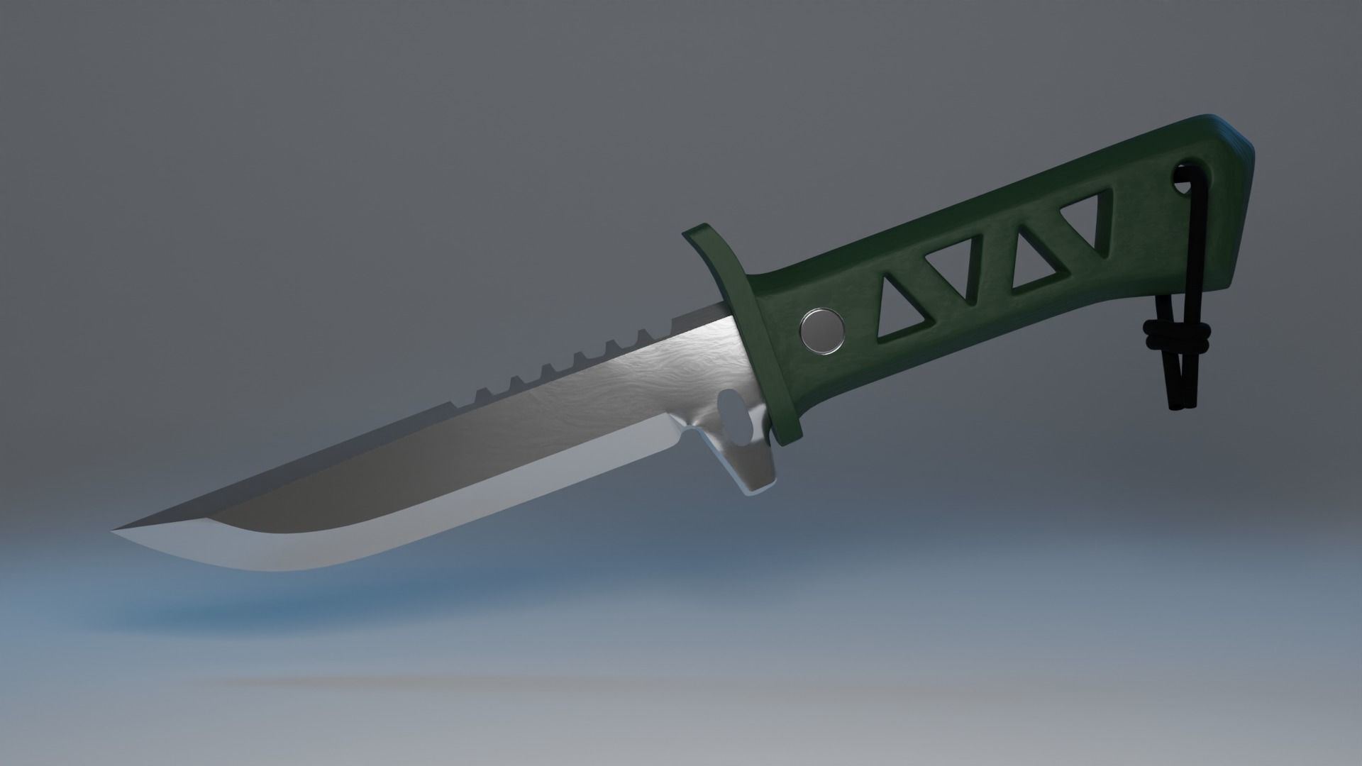 Xeonhunter knife with handle 3D model | CGTrader