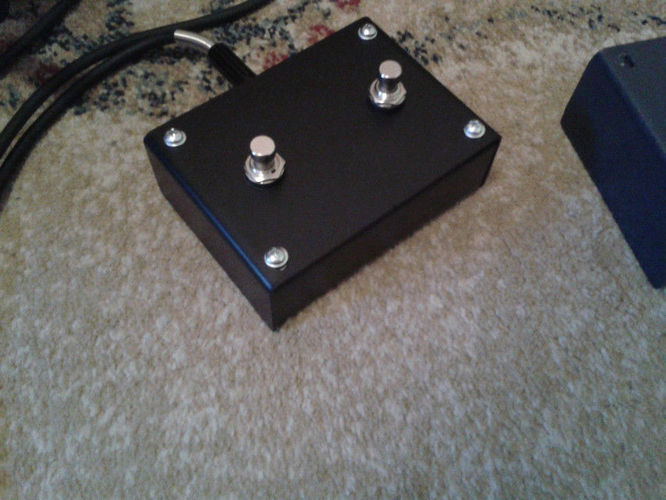 Footswitch plastic box with two switches free 3D model | CGTrader