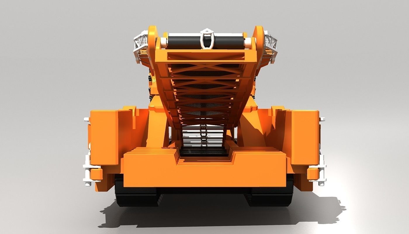 Continuous Miner 3D model | CGTrader