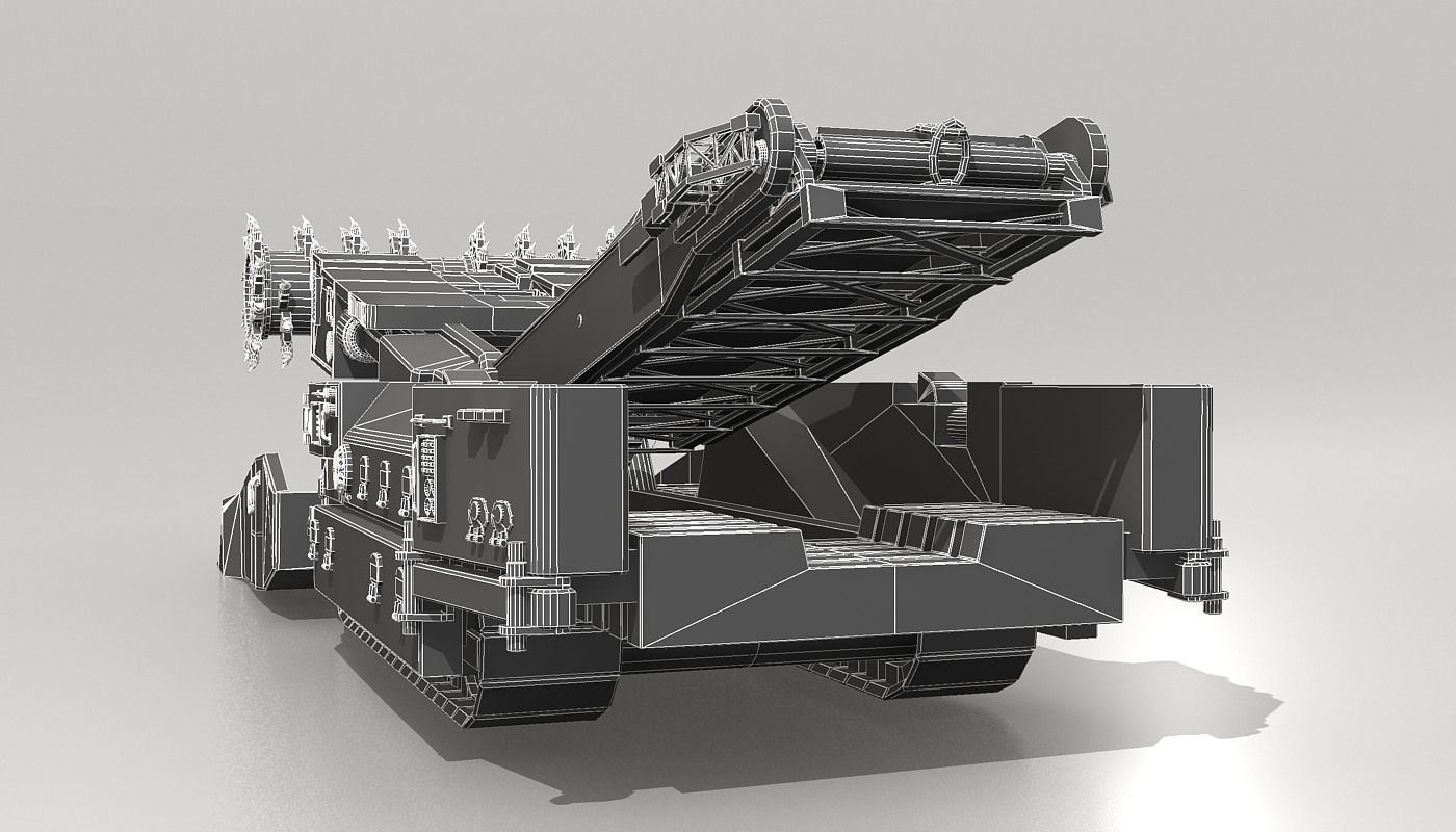 Continuous Miner 3D model | CGTrader