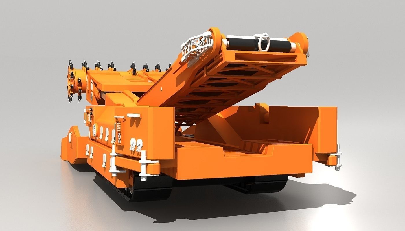 Continuous Miner 3D model | CGTrader