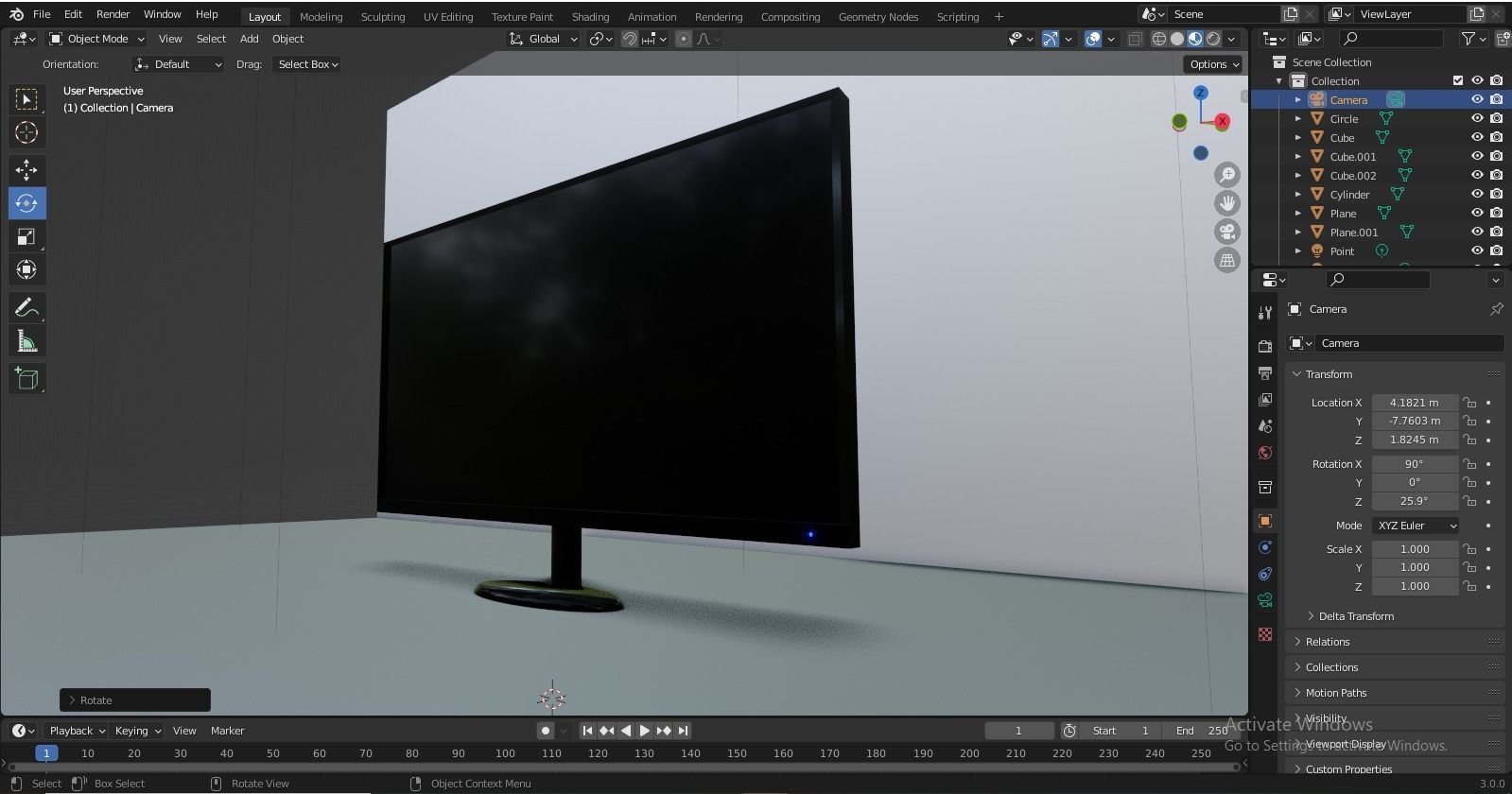 LED IPS Frameless Monitor 3D Model 3D model | CGTrader