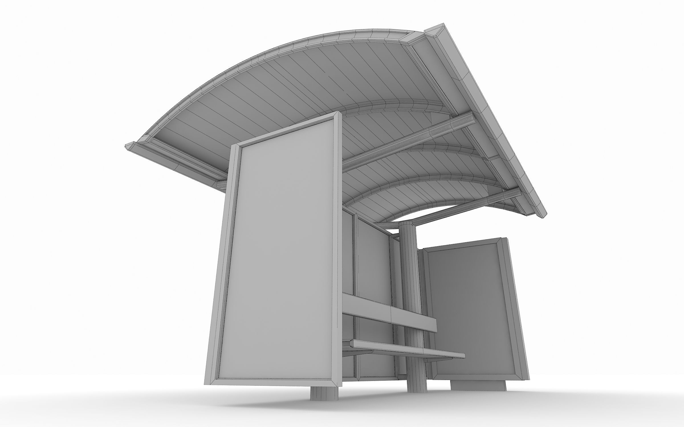 Bus Station 3D model | CGTrader