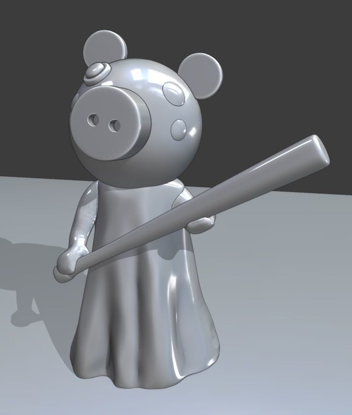 Piggy Roblox 3D model 3D printable | CGTrader