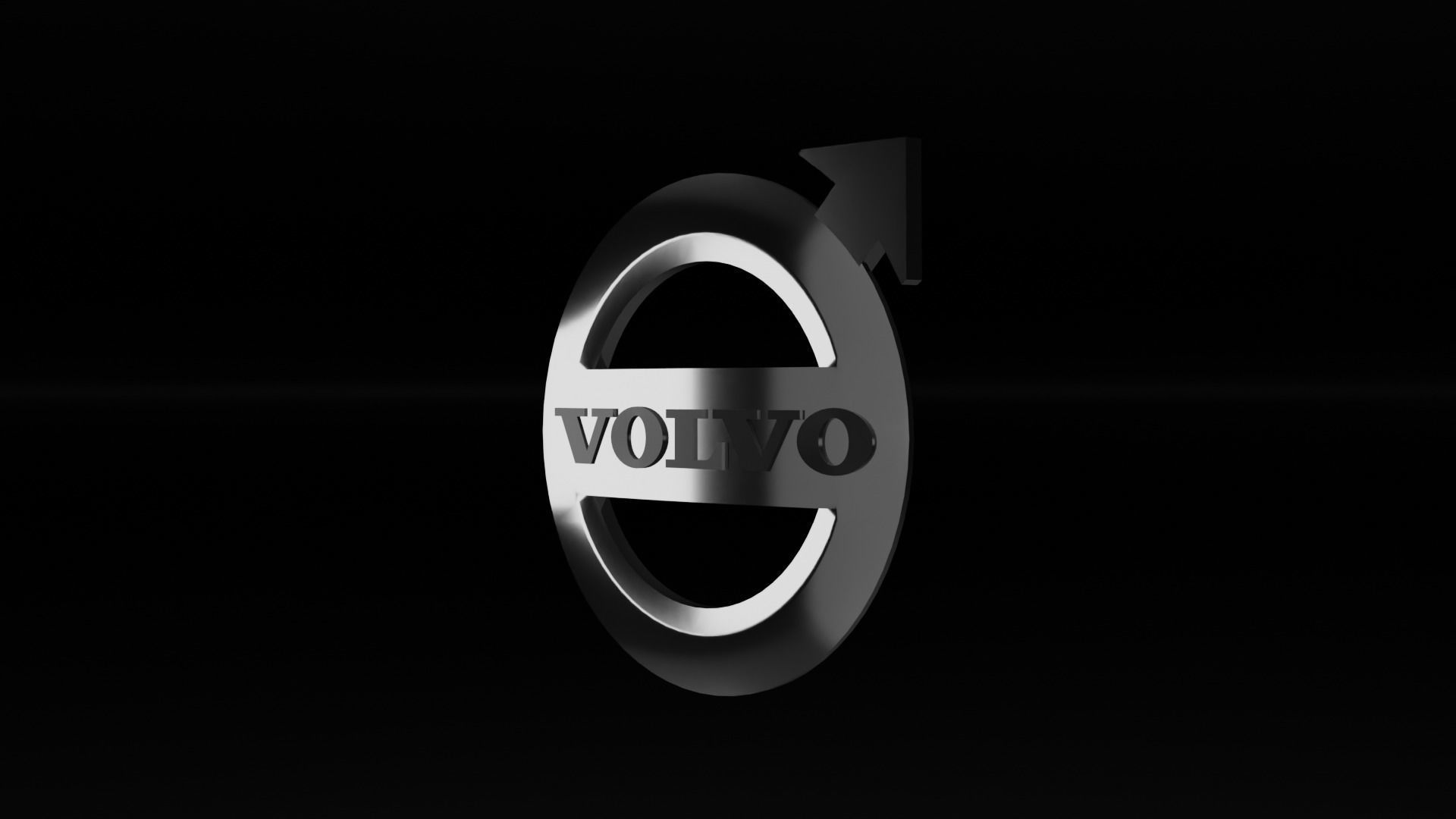 3D model Volvo Logo - Badge - Emblem VR / AR / low-poly | CGTrader