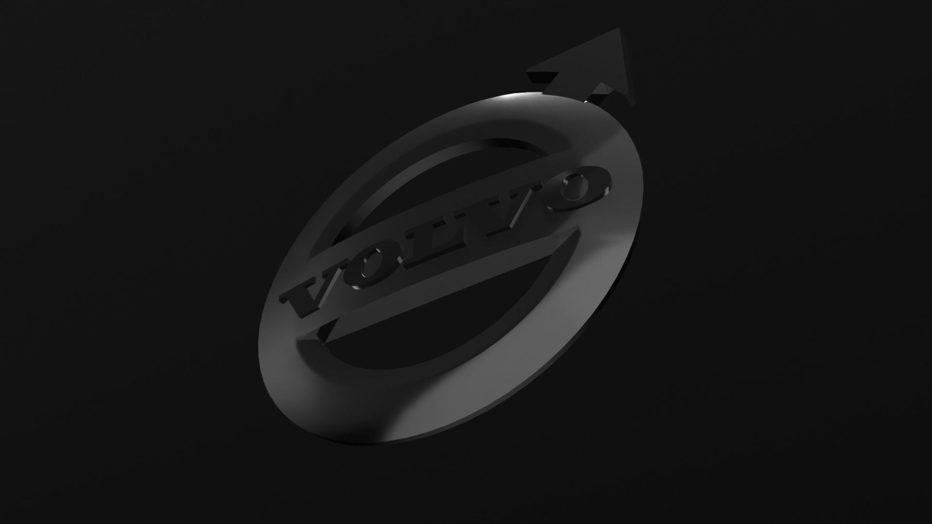 3D model Volvo Logo - Badge - Emblem VR / AR / low-poly | CGTrader
