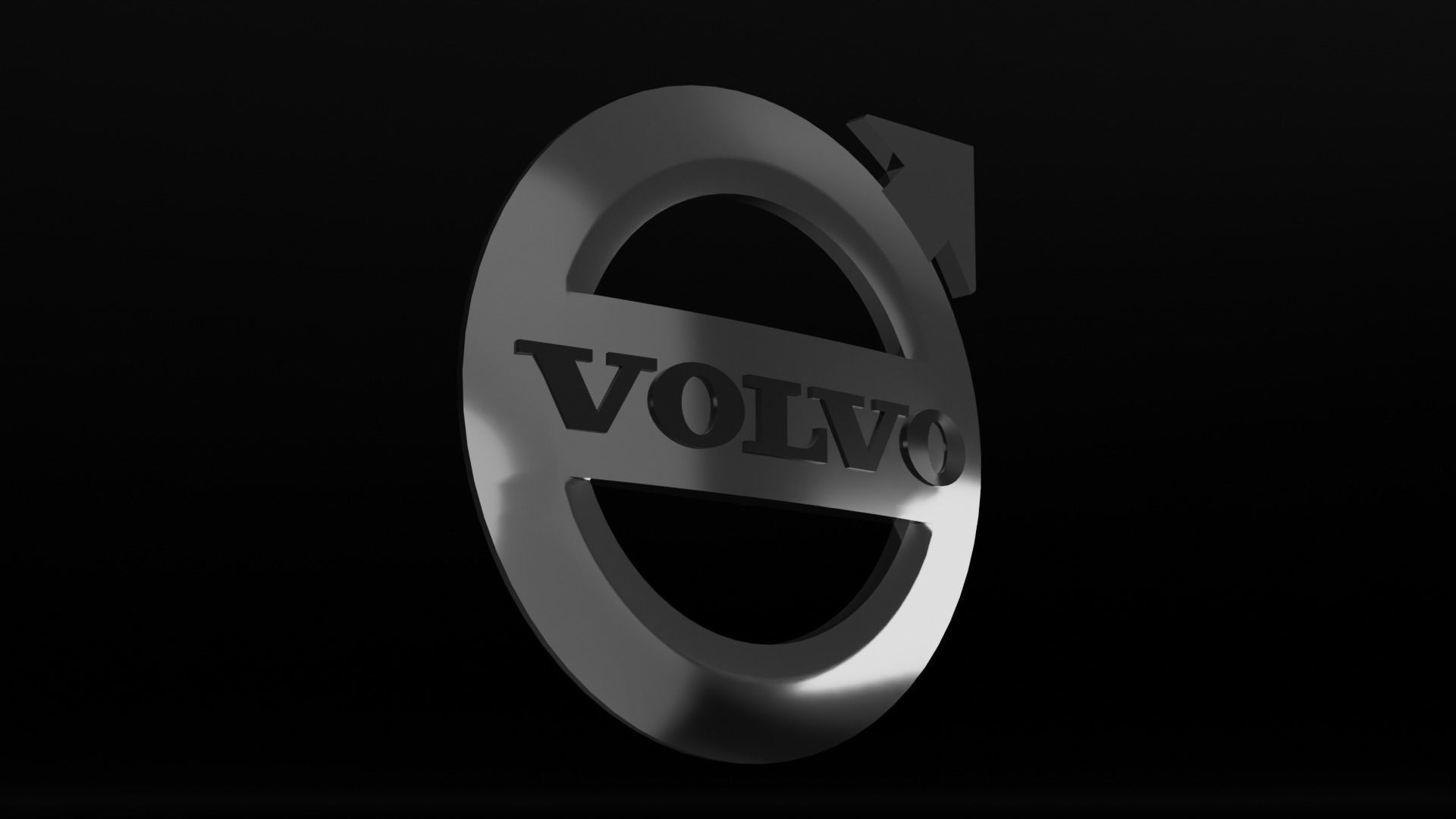 3D model Volvo Logo - Badge - Emblem VR / AR / low-poly | CGTrader